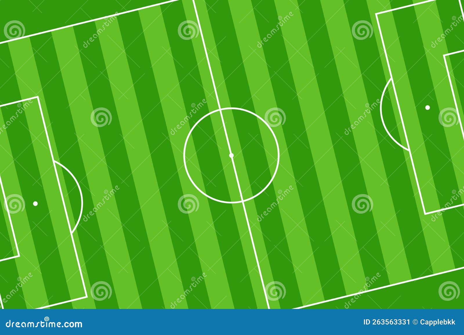 Football Pitch Background Vector Graphic Stock Vector - Illustration of ...