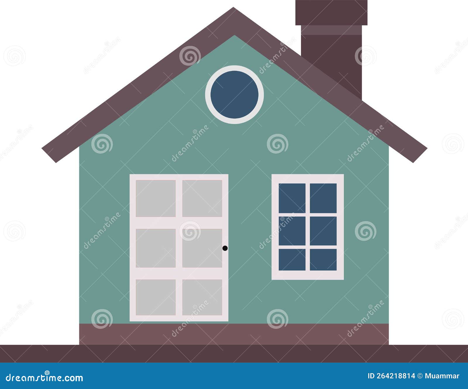 Detailed House, Home Illustration Vector Illustration and Icon for App ...