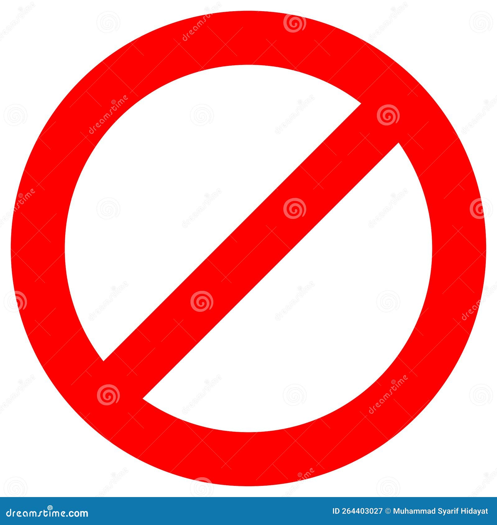 Forbidden Sign. No Entry. Vector Illustration Stock Illustration ...