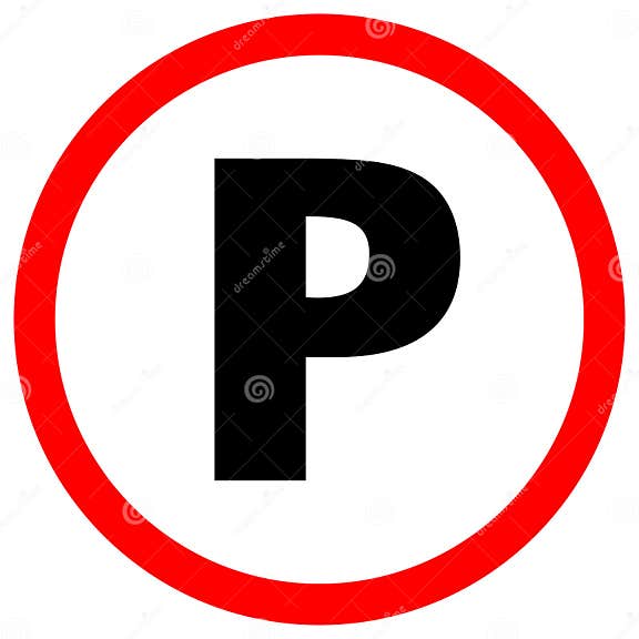 Park Here Sign. Vector Illustration Stock Illustration - Illustration ...