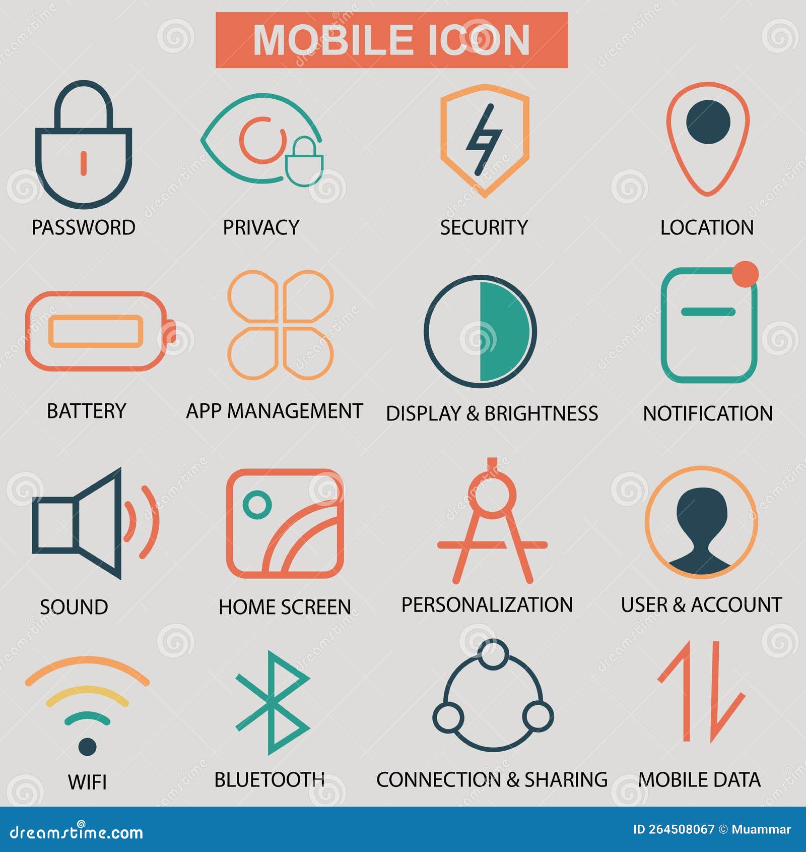 Battery Management System Colored PCB With Pink Batteries Vector Icon ...