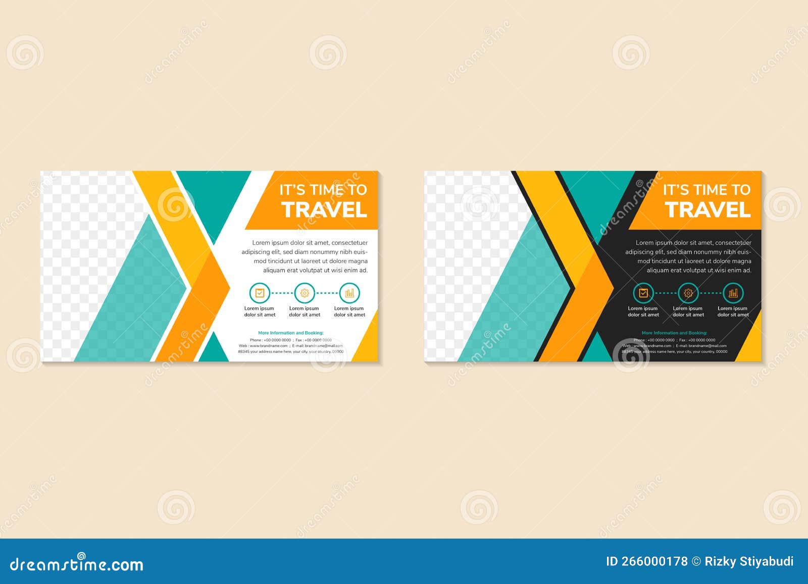 Tour Company Logos Created From Orange Navigation And Airplane Vector ...