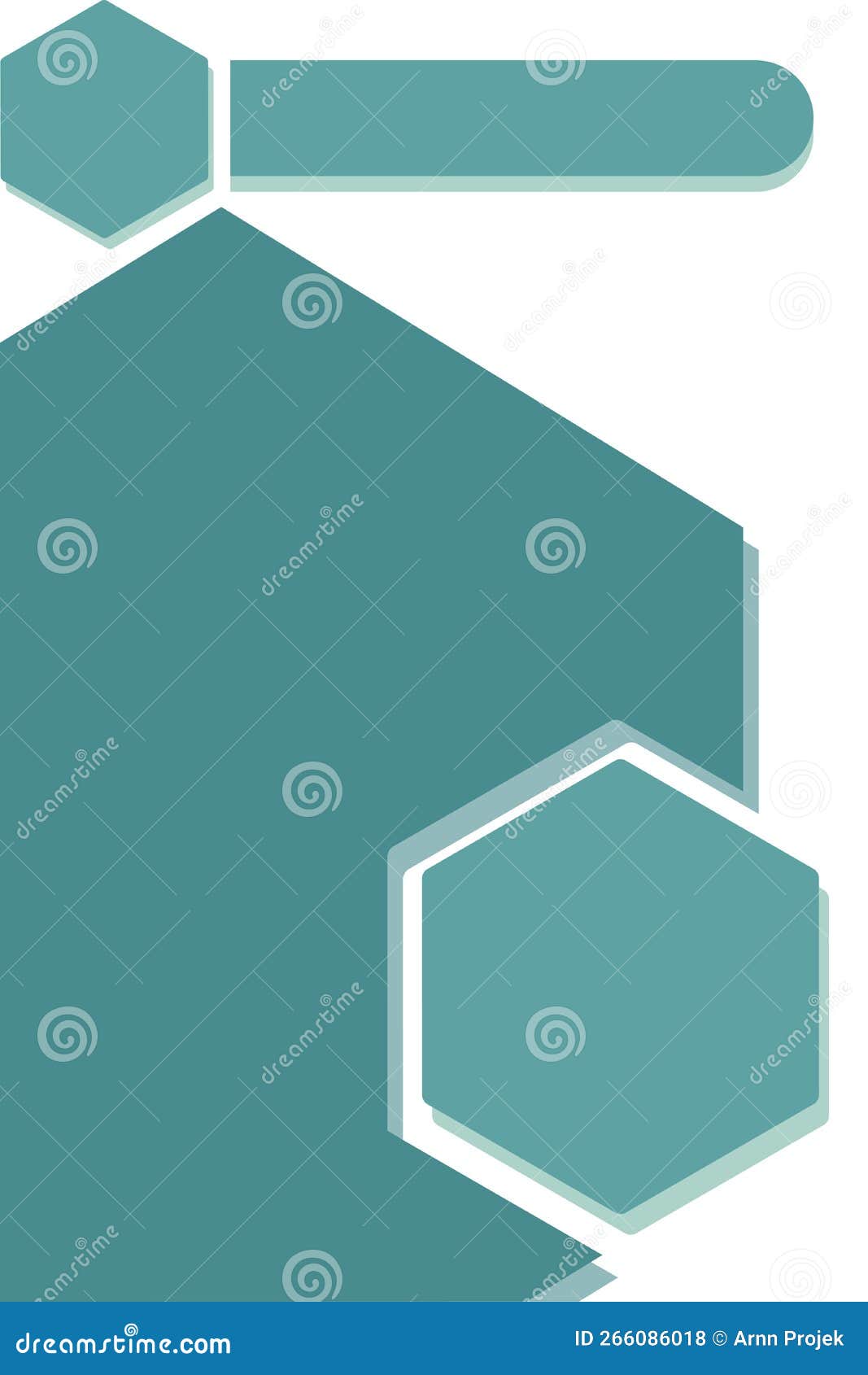 Simple Hexagon Motif Background with Shadow Effect Stock Vector ...