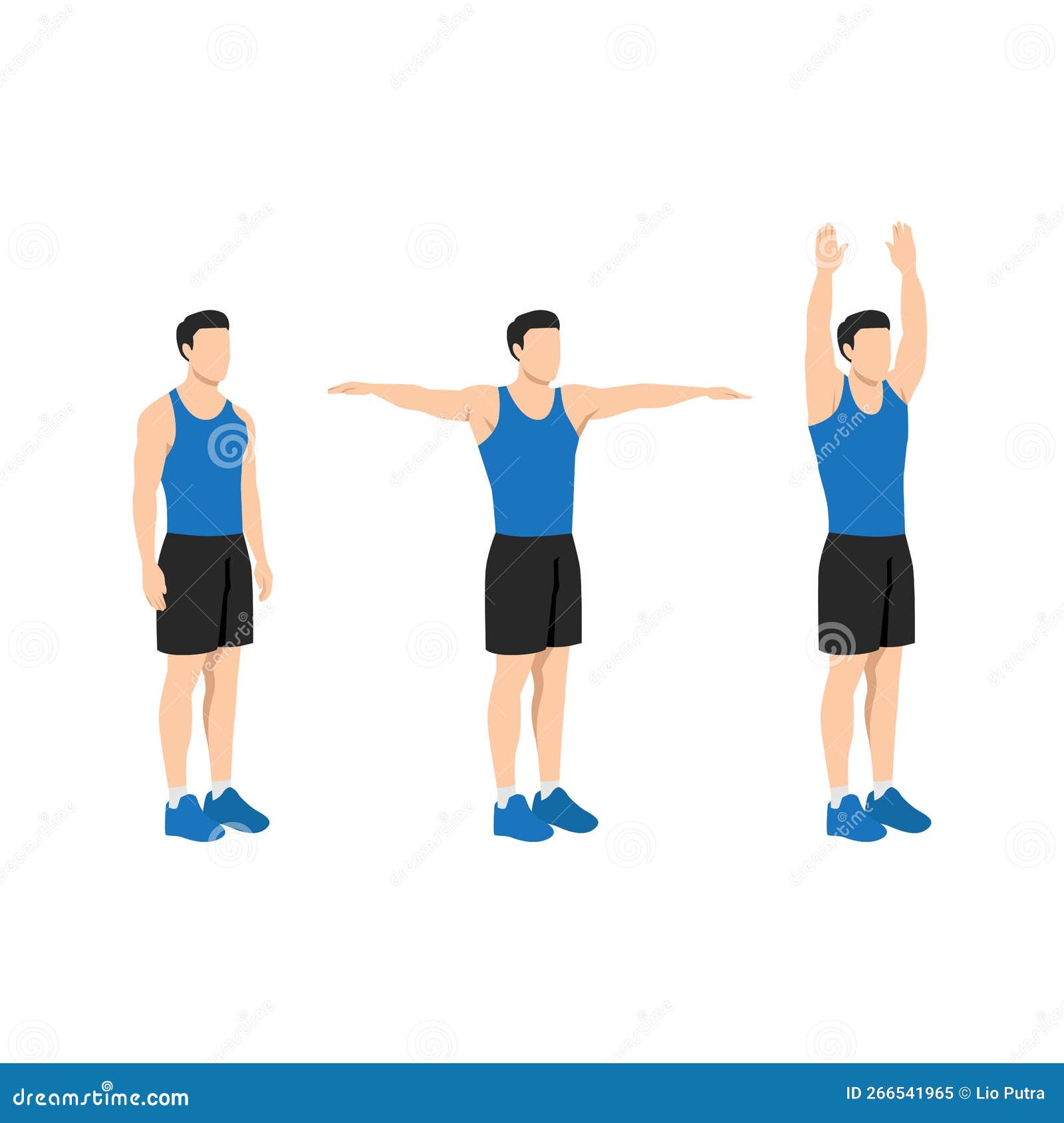 Lateral Raises DBWorkout Stick Figure Reference Stock Photography ...
