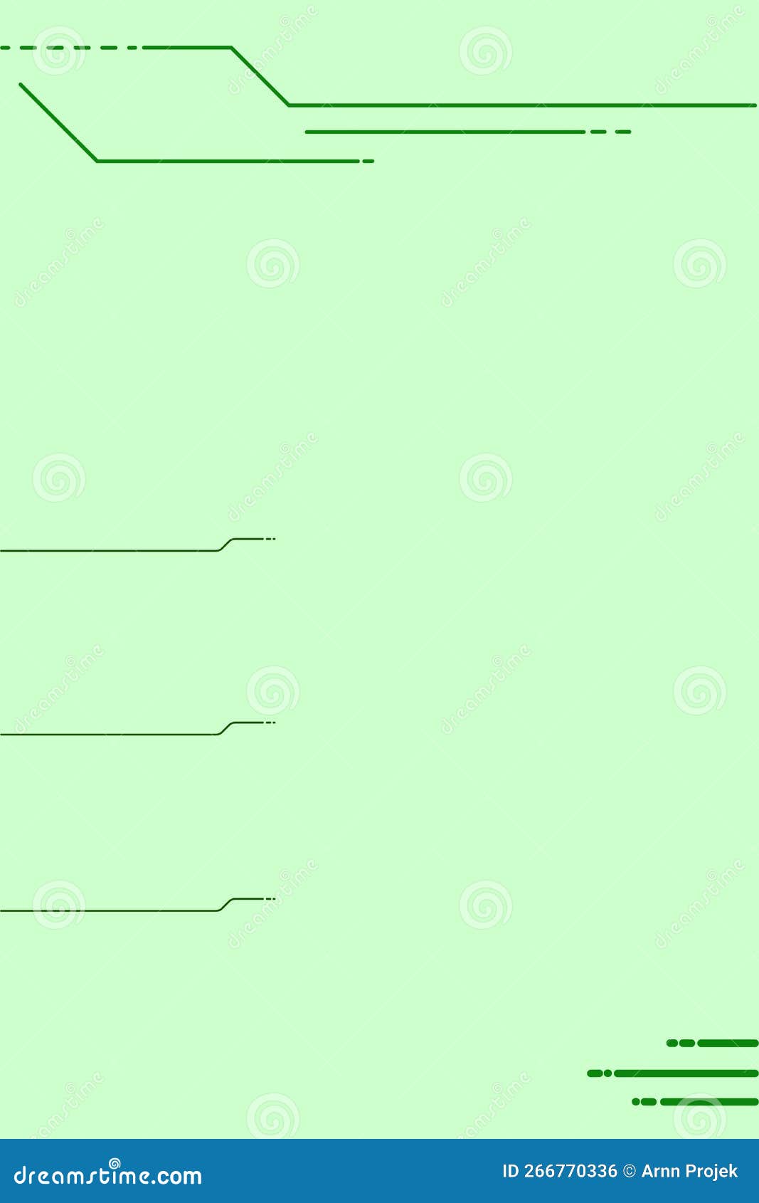 Simple Green Line Portrait Background Stock Vector - Illustration of ...