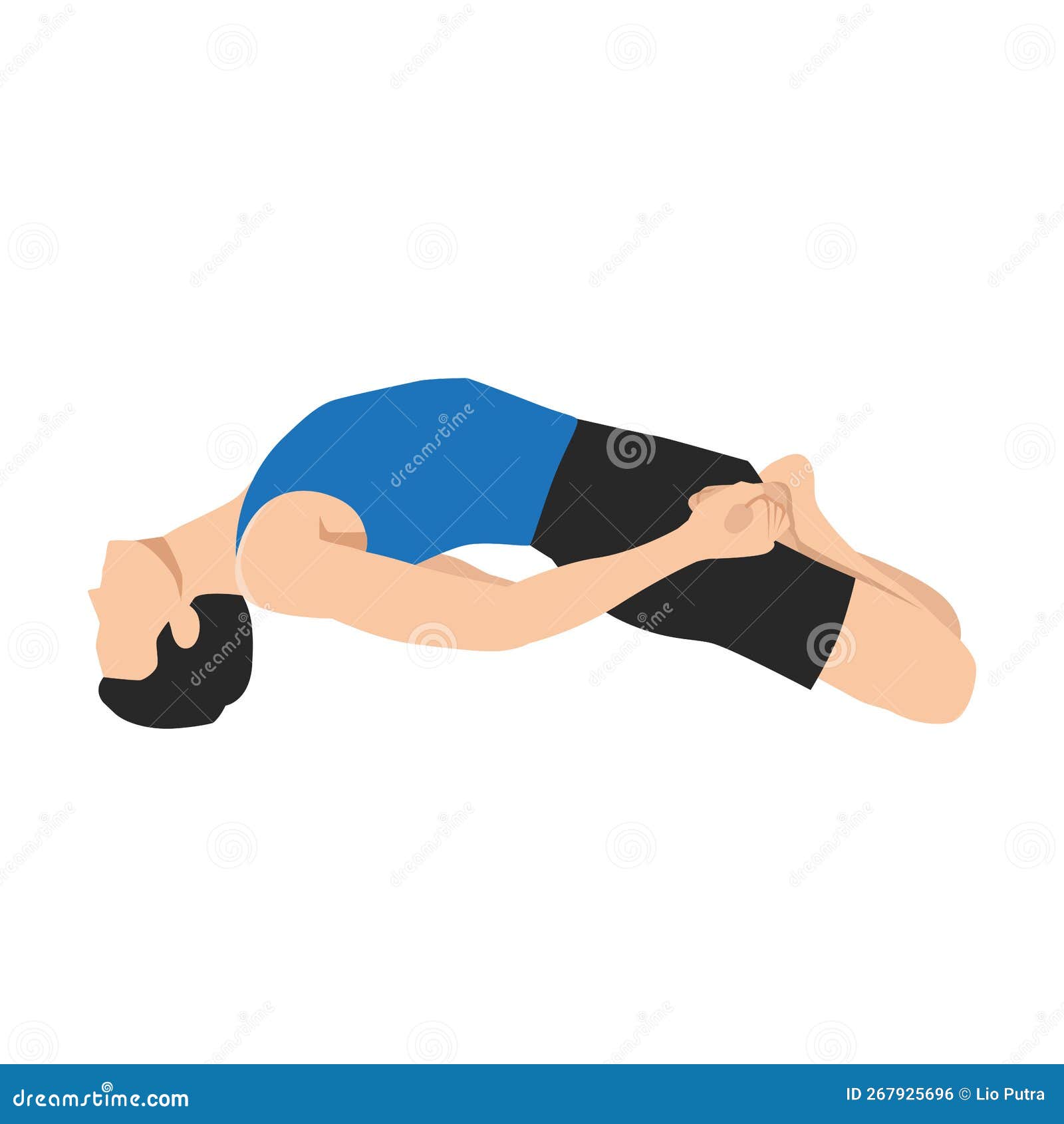 Fish Pose Variations With Blocks Cartoon Vector | CartoonDealer.com ...