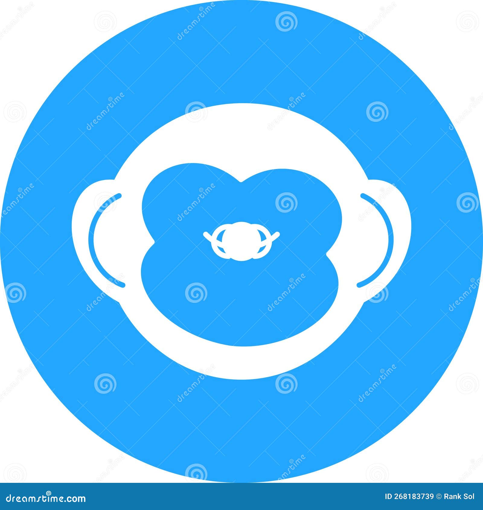 Baboon Which Can Easily Edit or Modify Stock Vector - Illustration of ...