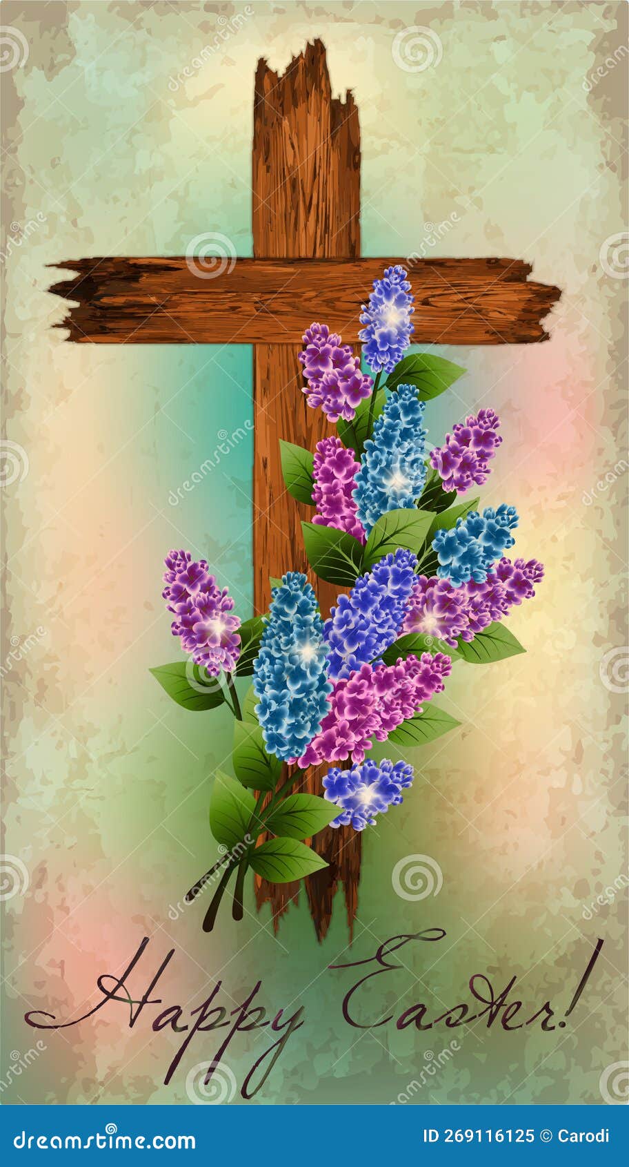 Christian Wooden Cross Lying Over The Chasm, Uniting Us With God ...