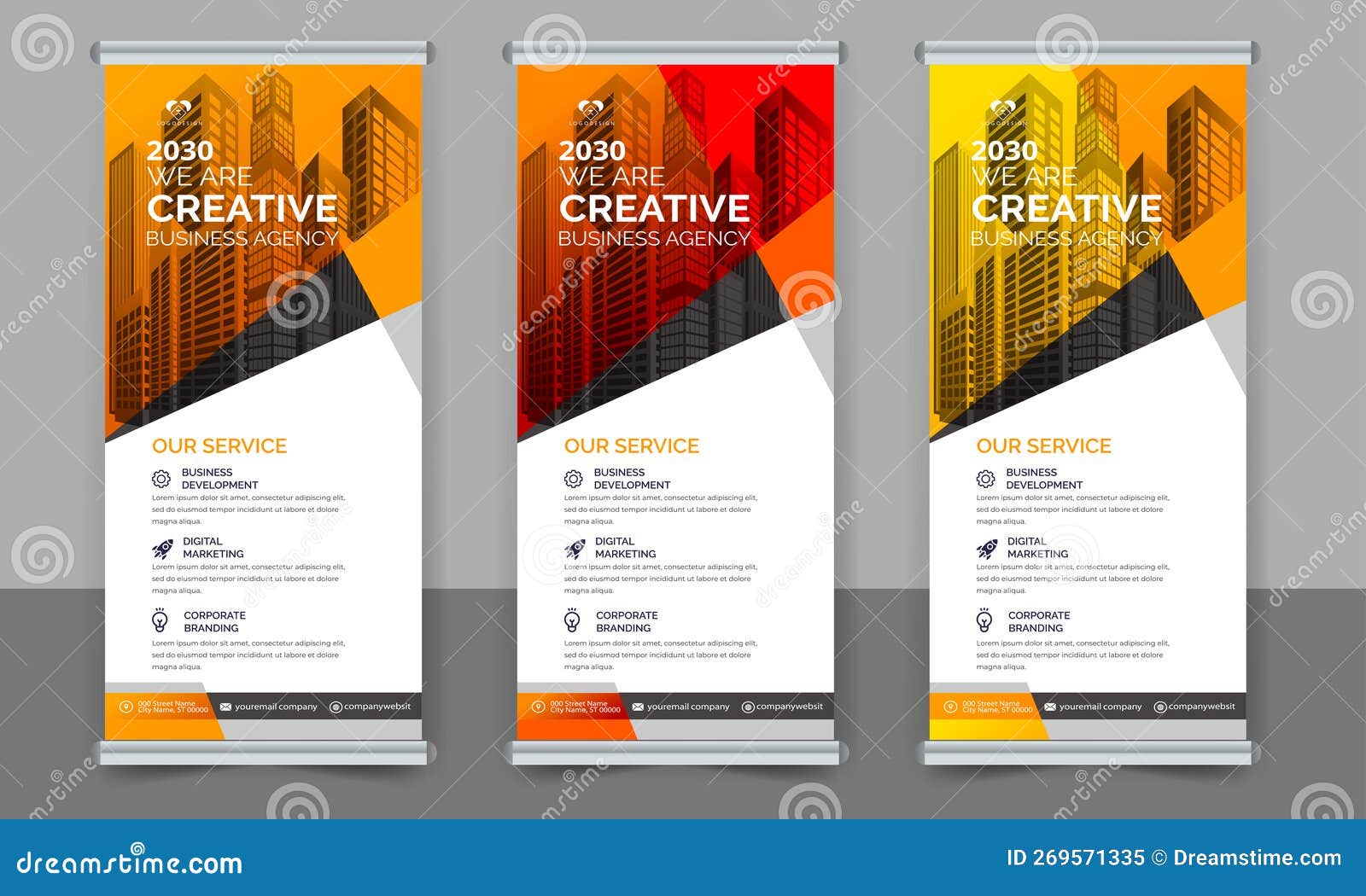 Creative Business Roll Up Banner Design. Standee Design Corporate ...