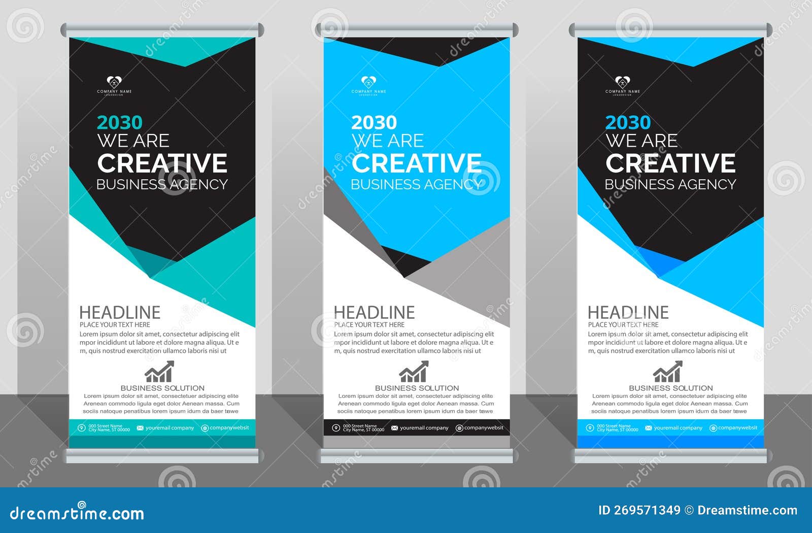 Creative Business Roll Up Banner Design. Standee Design Corporate ...