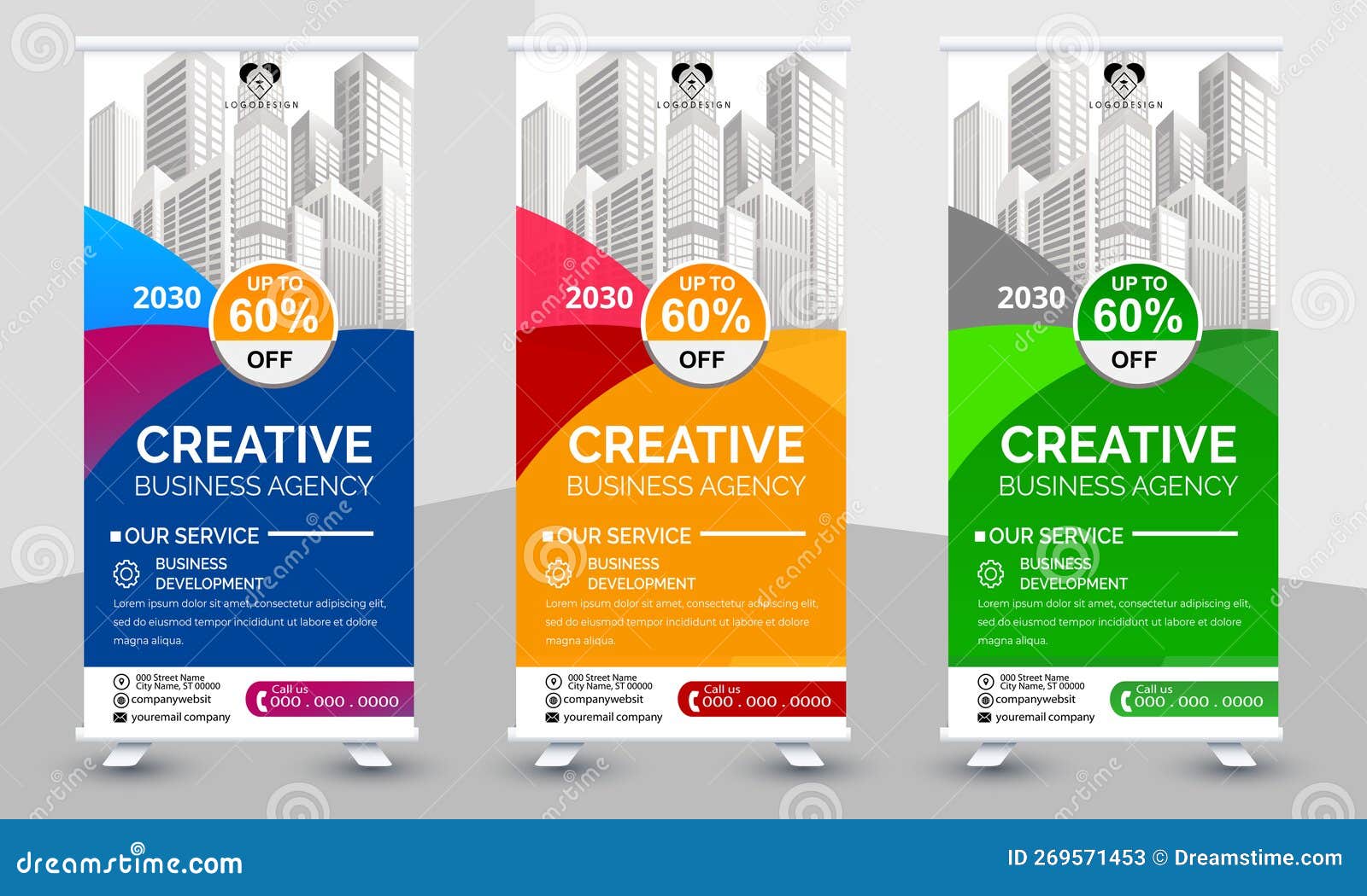 Creative Business Roll Up Banner Design. Standee Design Corporate ...
