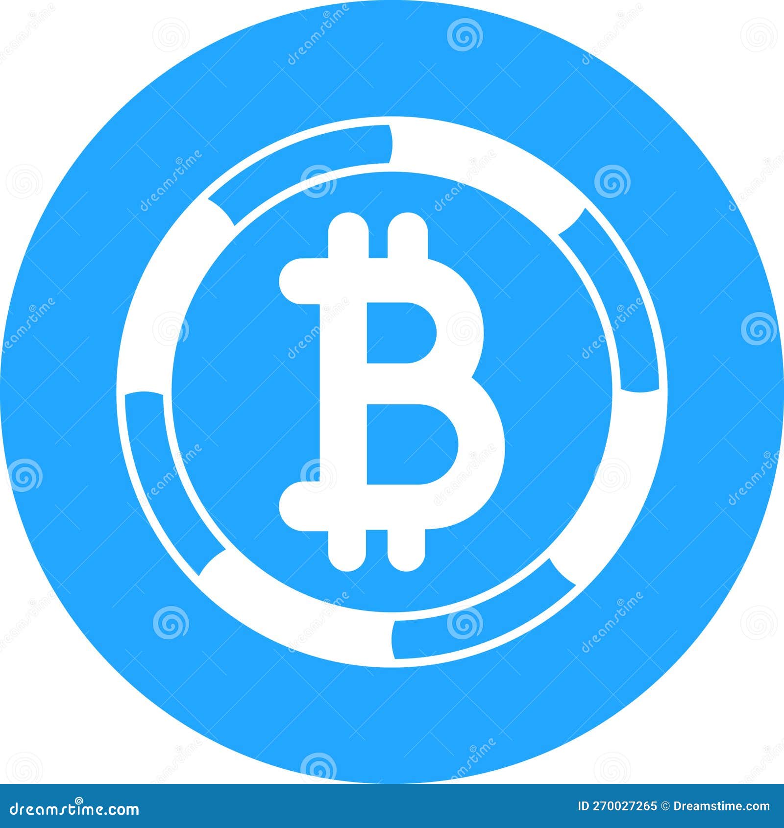 Bitcoin Which Can Easily Edit or Modify Stock Vector - Illustration of ...