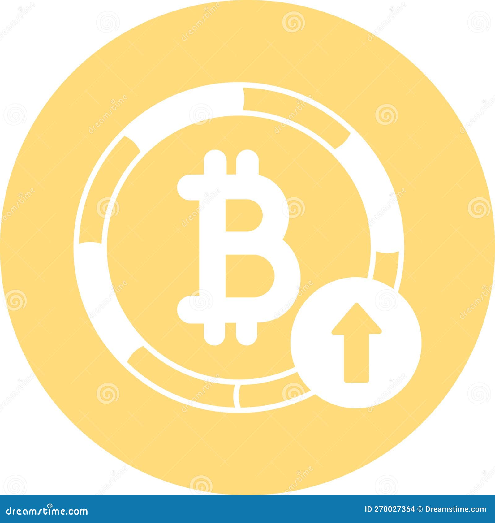 Bitcoin Which Can Easily Edit or Modify Stock Vector - Illustration of ...