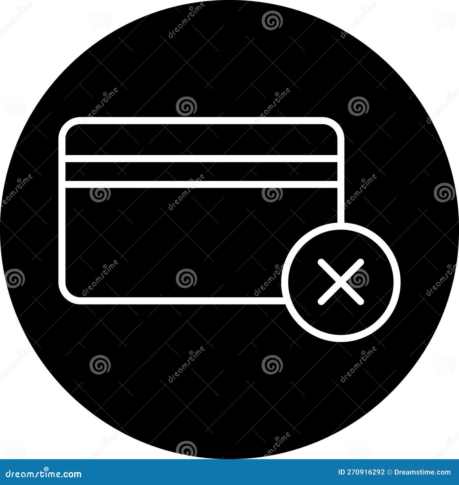 No Credit Card Which Can Easily Edit or Modify Stock Vector ...
