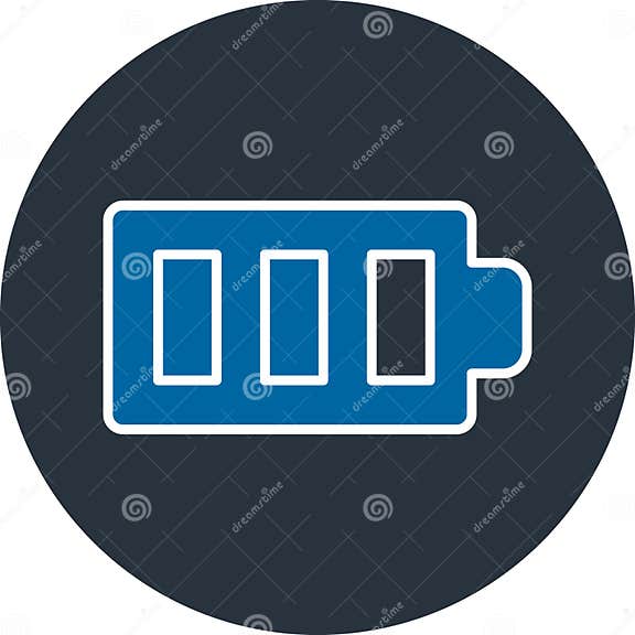 Battery Which Can Easily Edit or Modify Stock Vector - Illustration of ...