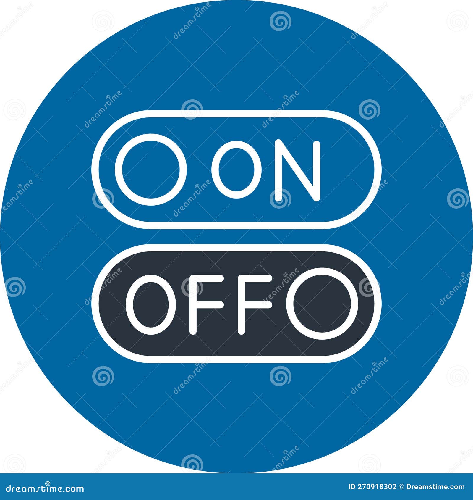 Switch Button Which Can Easily Edit or Modify Stock Vector ...