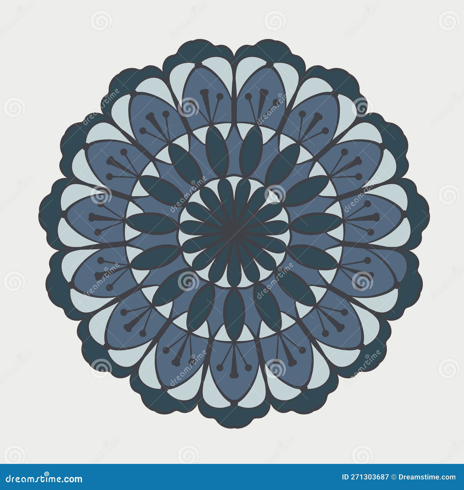 Ornamental Graphic Design Element. Vector Illustration Stock Vector ...