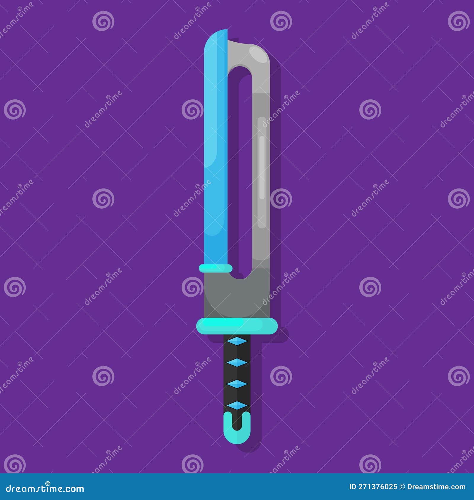 Blue Sword Vector Illustration, Good for Icon. Stock Vector ...