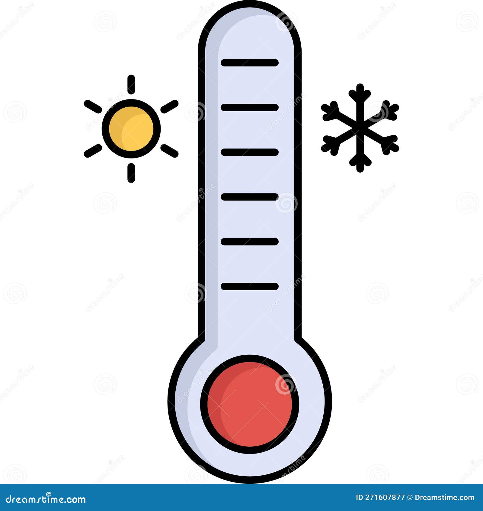 Temperature Which Can Easily Edit or Modify Stock Illustration ...