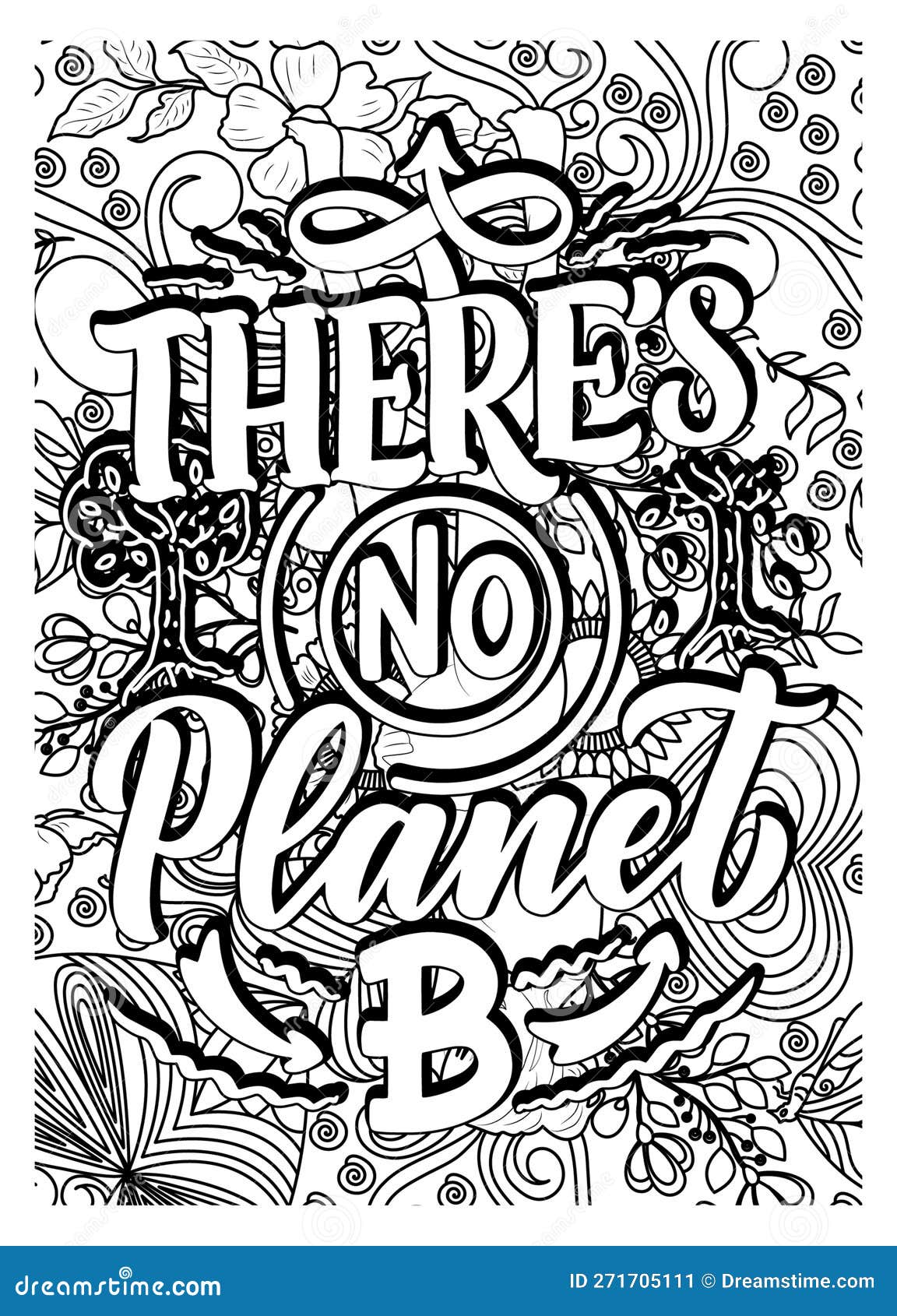 Environment Quote Coloring Pages for Adults, Environment Coloring Page ...