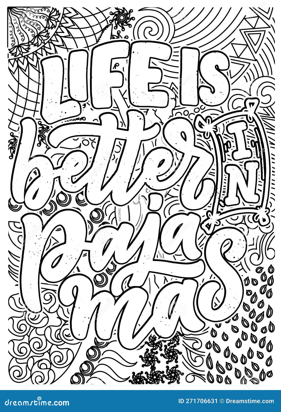 Sleeping Inspirational Quote Coloring Pages for Adults, Sports and ...