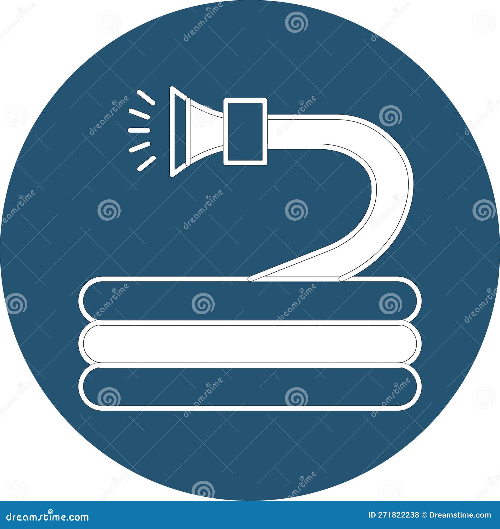 Hose Which Can Easily Edit or Modify Stock Vector - Illustration of ...