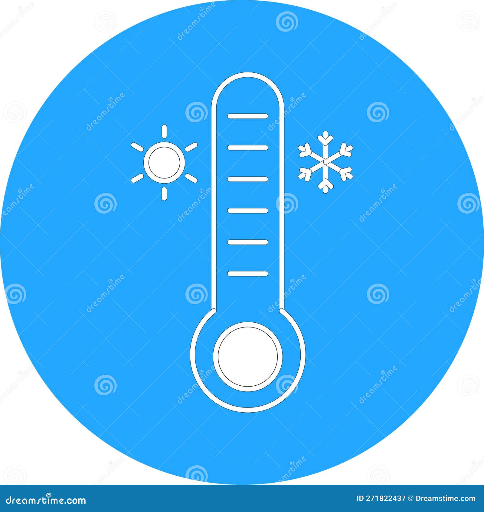Temperature Which Can Easily Edit or Modify Stock Vector - Illustration ...