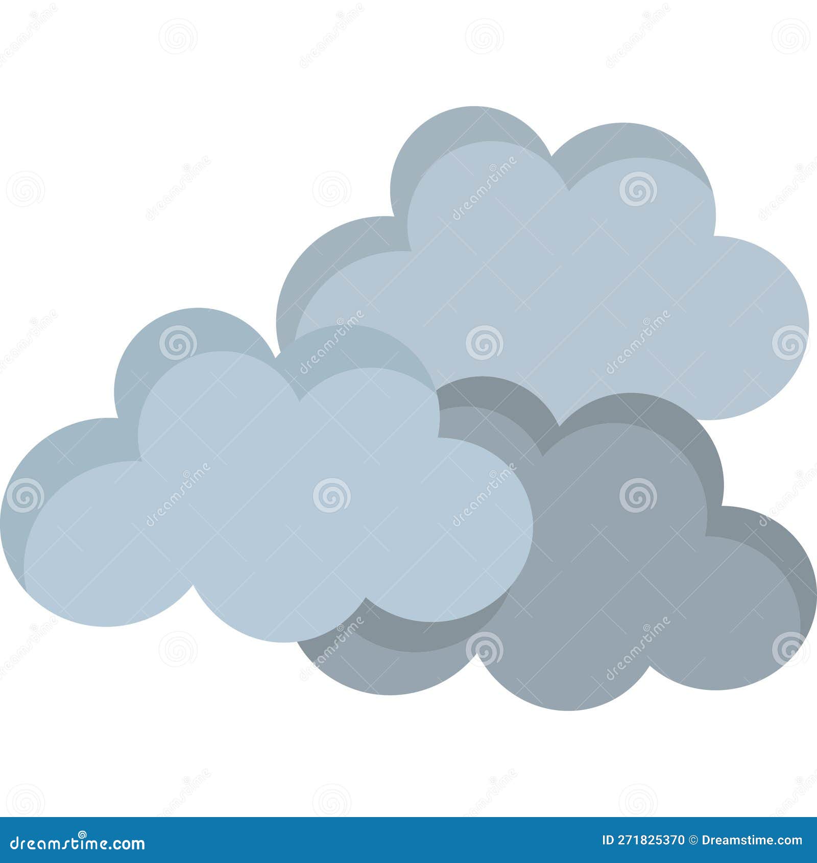 Cloudy Which Can Easily Edit or Modify Stock Vector - Illustration of ...
