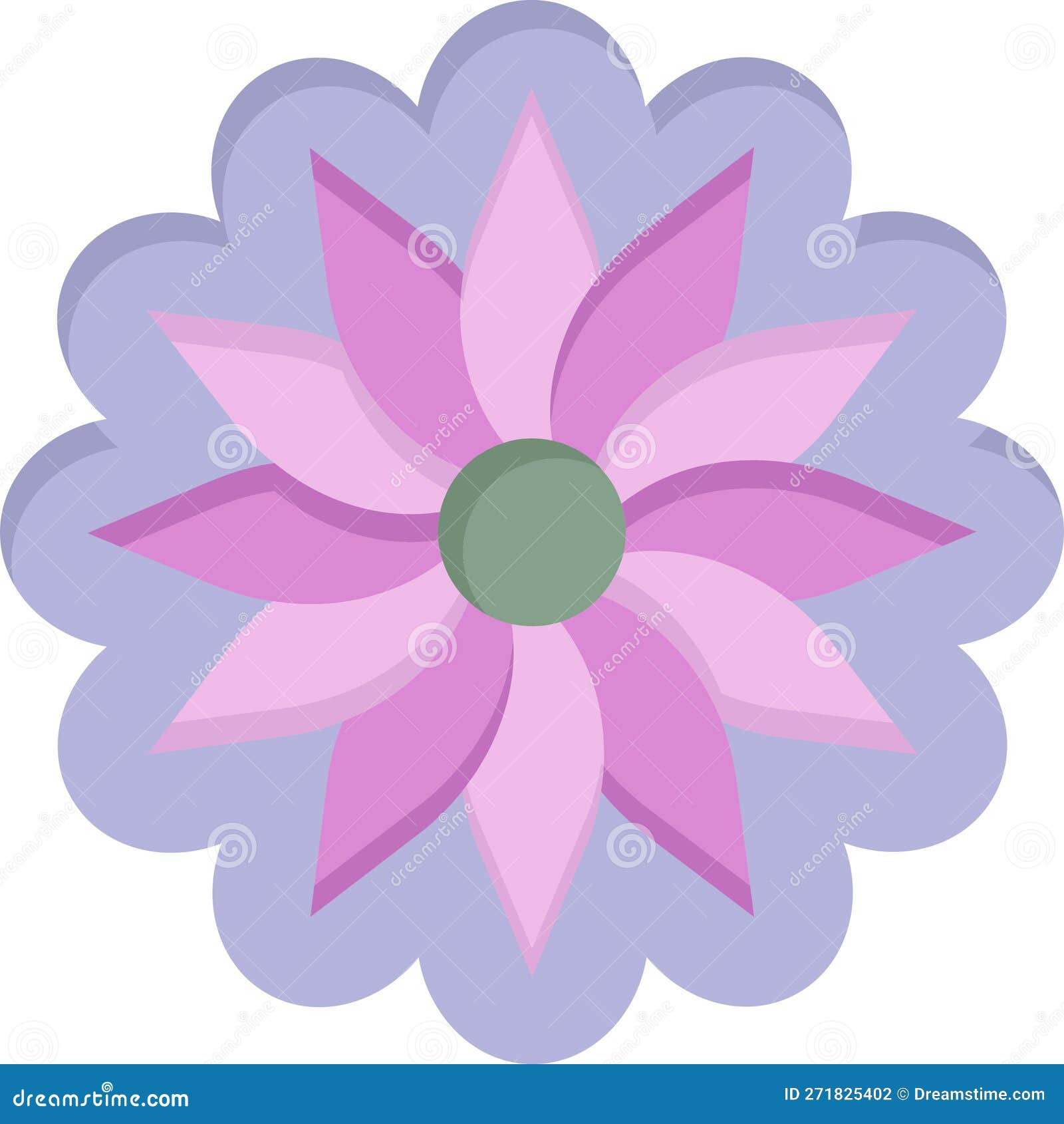 Flower Which Can Easily Edit or Modify Stock Illustration ...