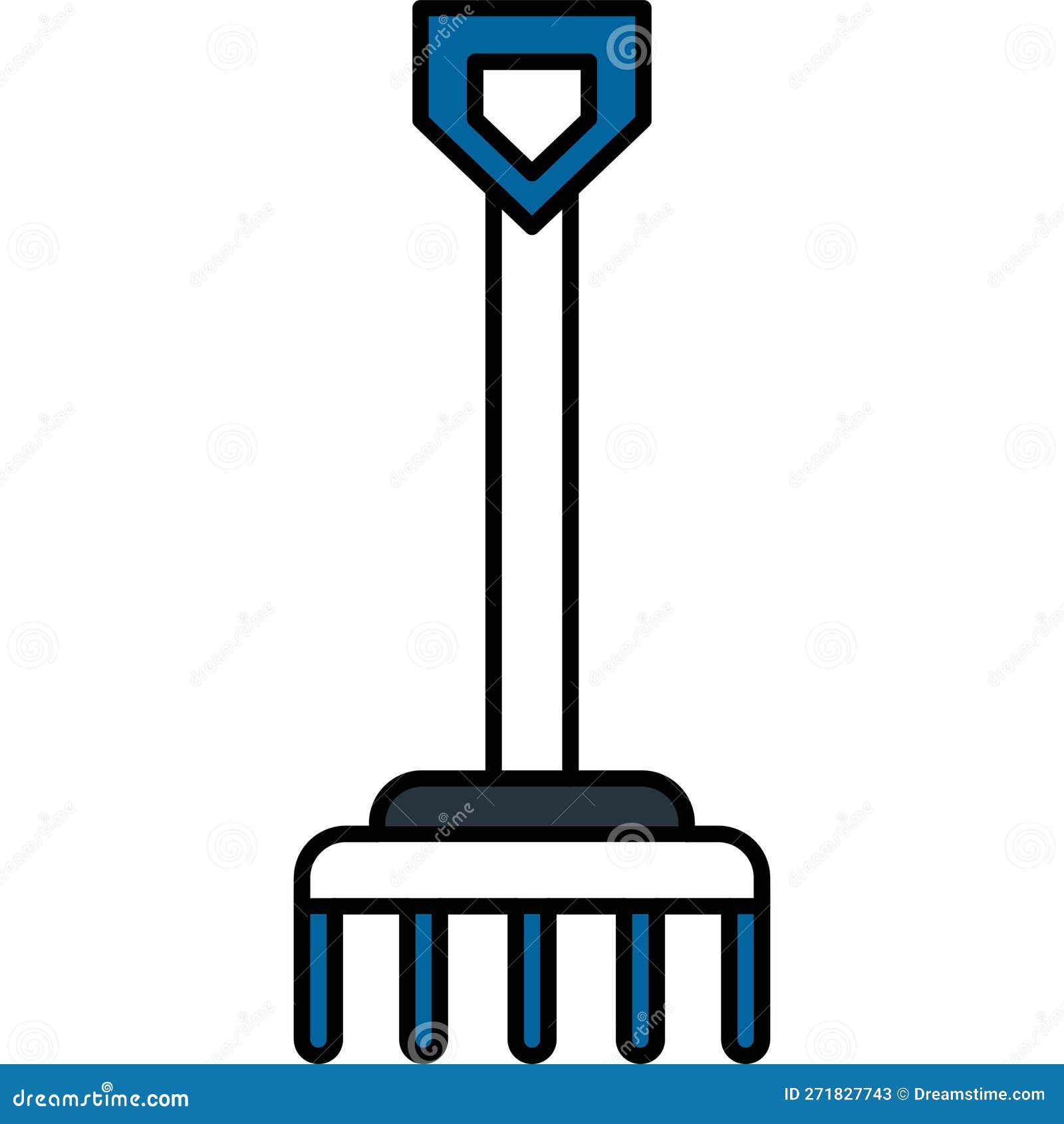 Fork Which Can Easily Edit or Modify Stock Vector - Illustration of ...