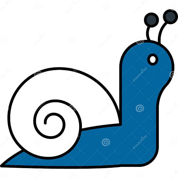 Snail Which Can Easily Edit or Modify Stock Illustration - Illustration of snail, modify: 271828016
