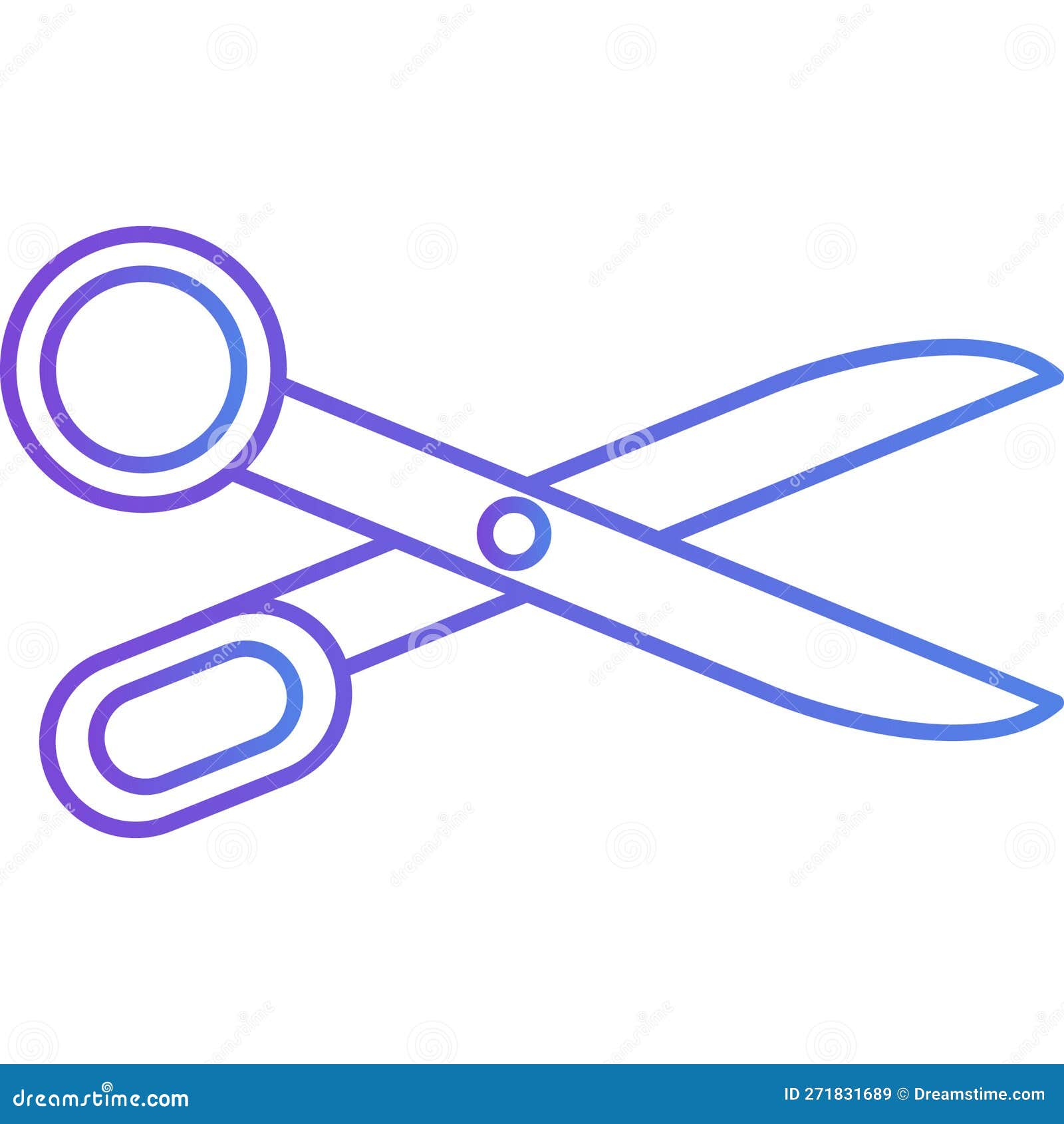 Scissors Which Can Easily Edit or Modify Stock Illustration ...