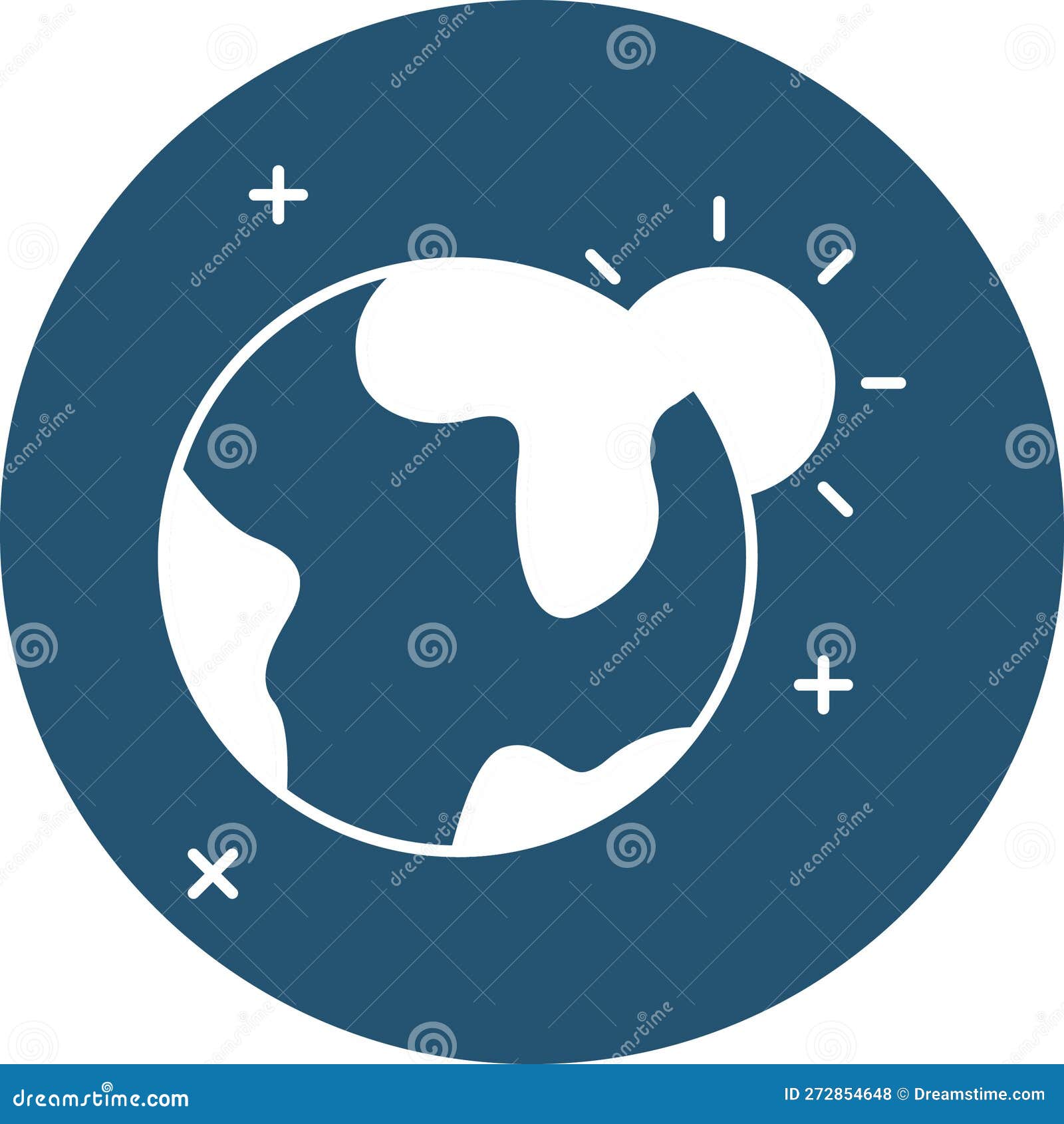 Earth Which Can Easily Edit or Modify Stock Illustration - Illustration ...