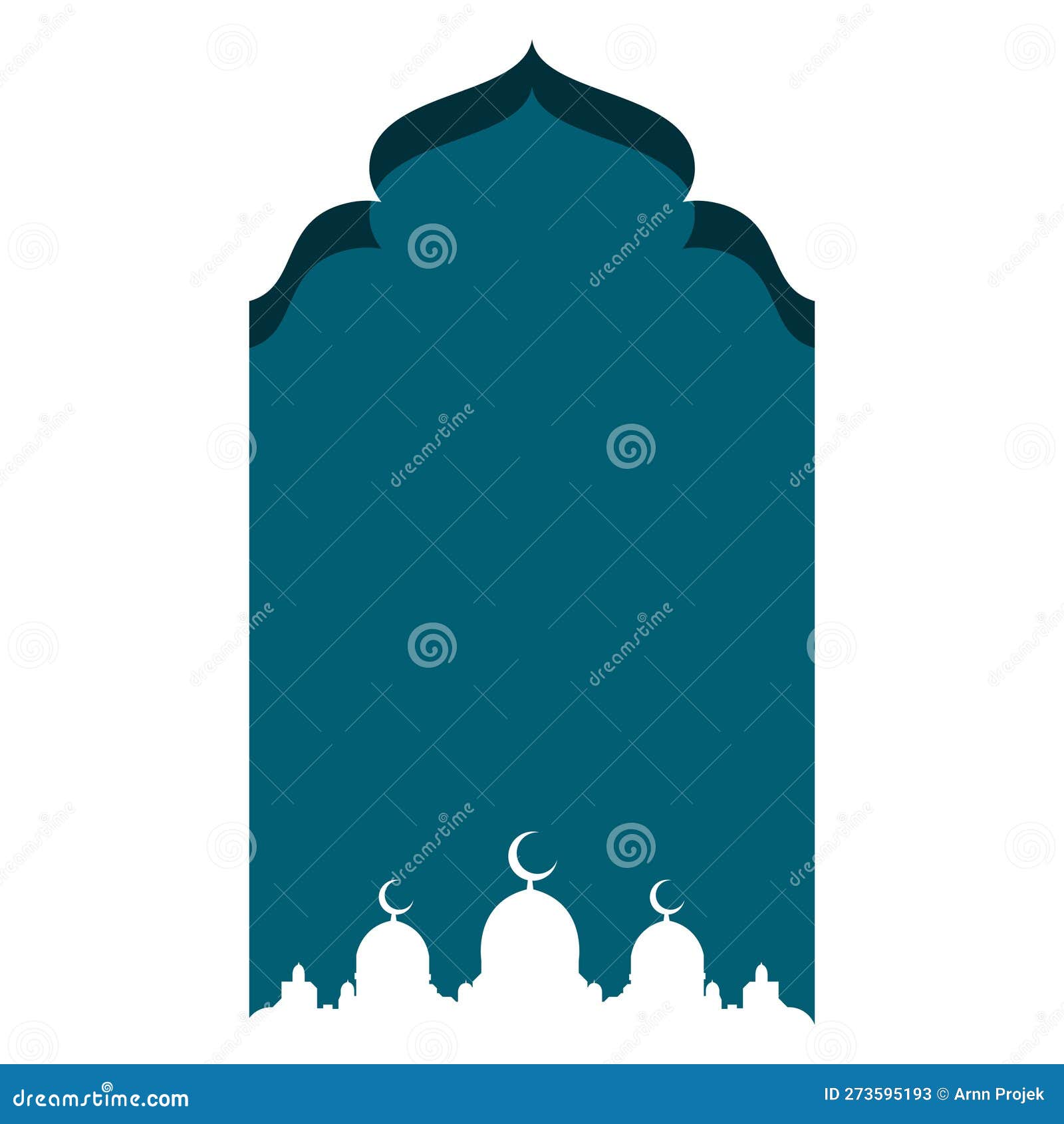 Illustration Vector Graphic of Background with Mosque Dome Template ...