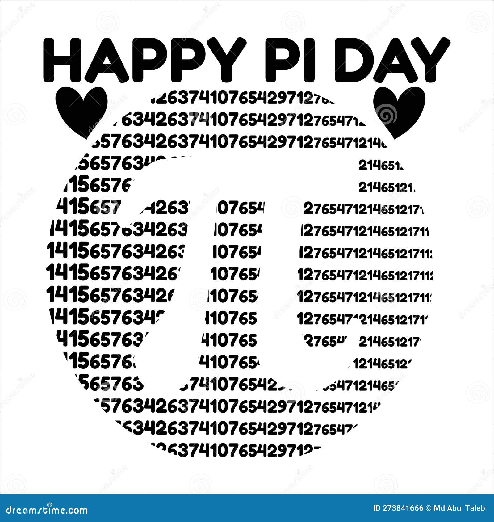 Happy Pi Day, Typography T-shirt Design for Geographers Stock Vector ...