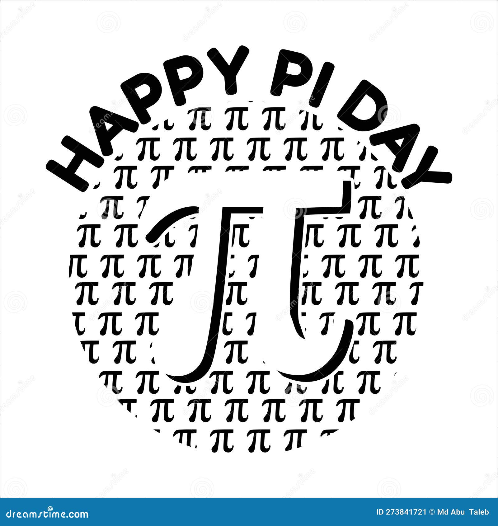 Happy Pi Day, Typography T-shirt Design for Geographers Stock Vector ...