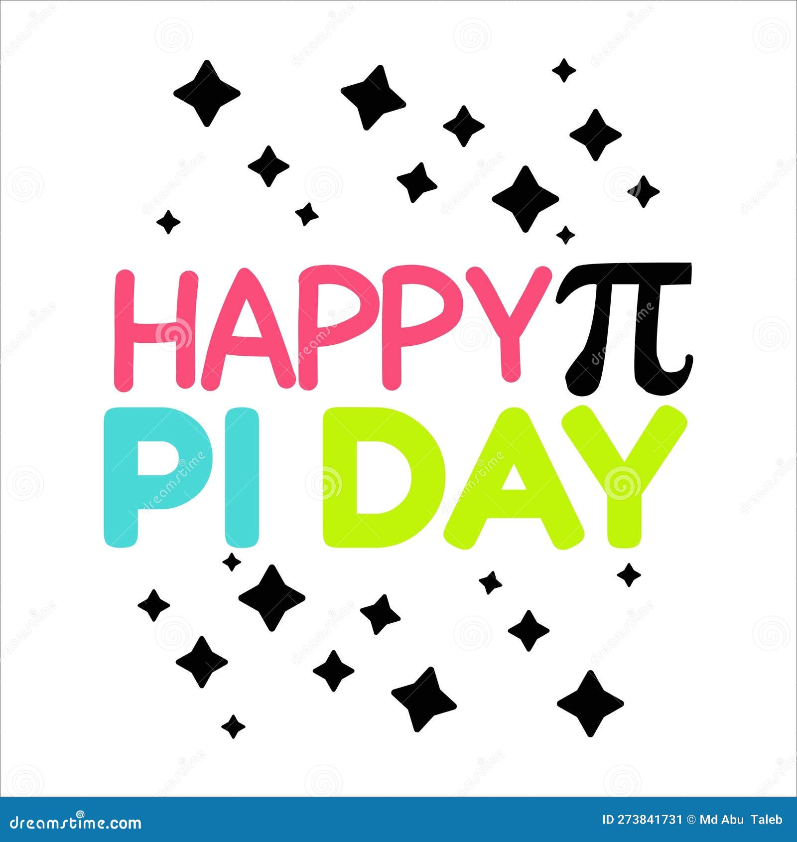 Happy Man Mathematician, Vector Illustration Isolated On White ...