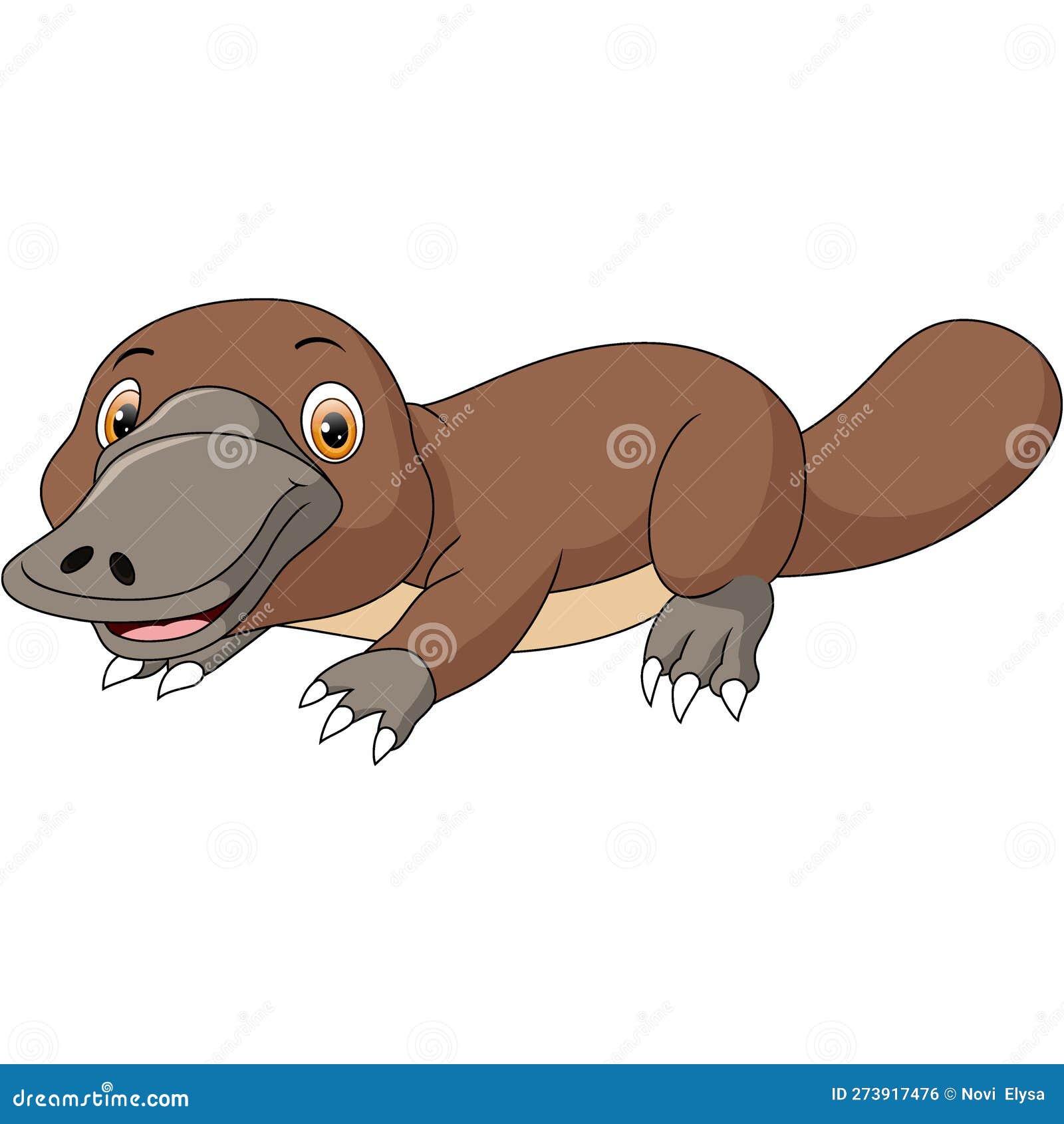Cute Platypus Illustration | CartoonDealer.com #142045194