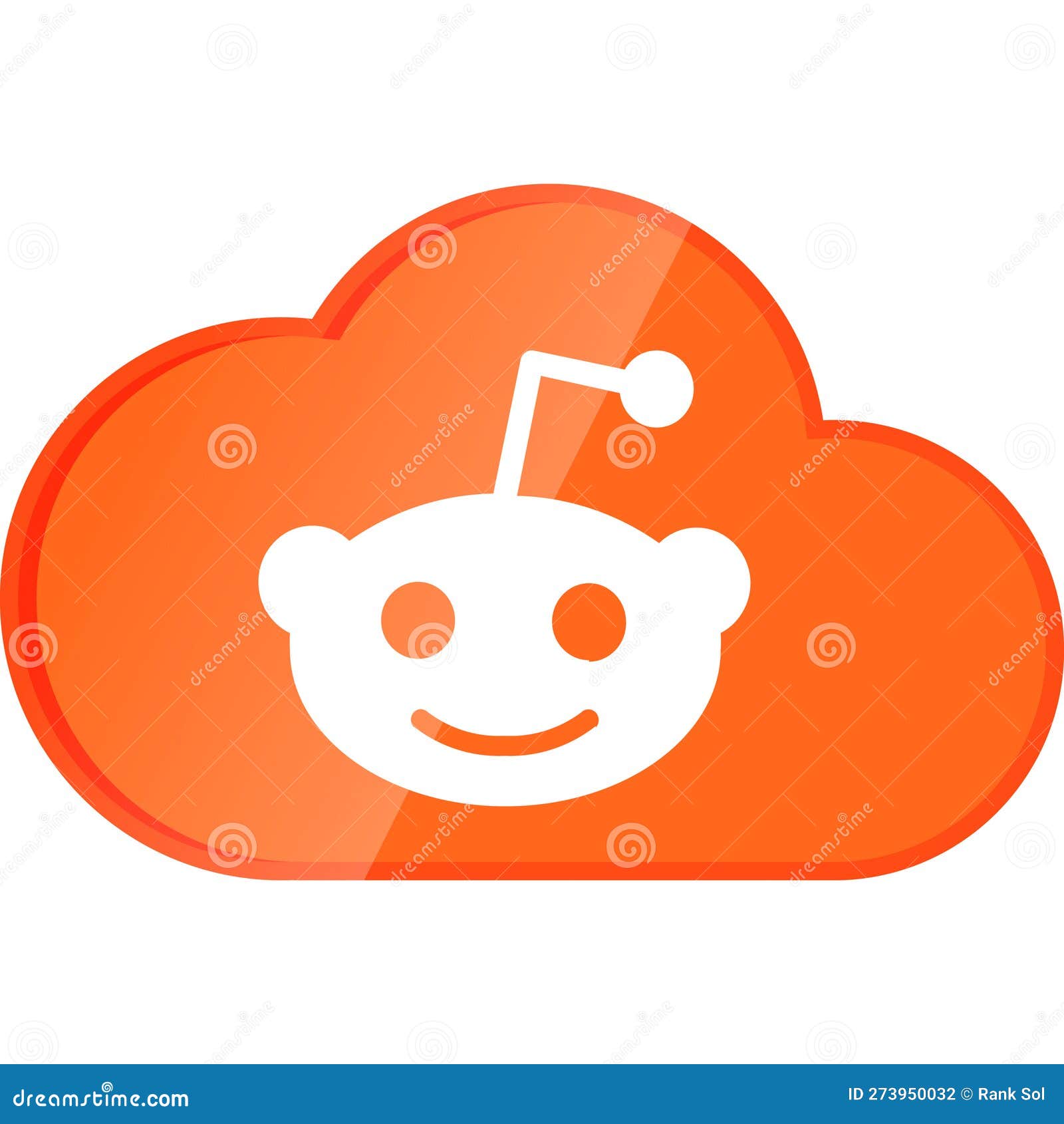 Reddit Which Can Easily Edit or Modify Stock Vector - Illustration of ...