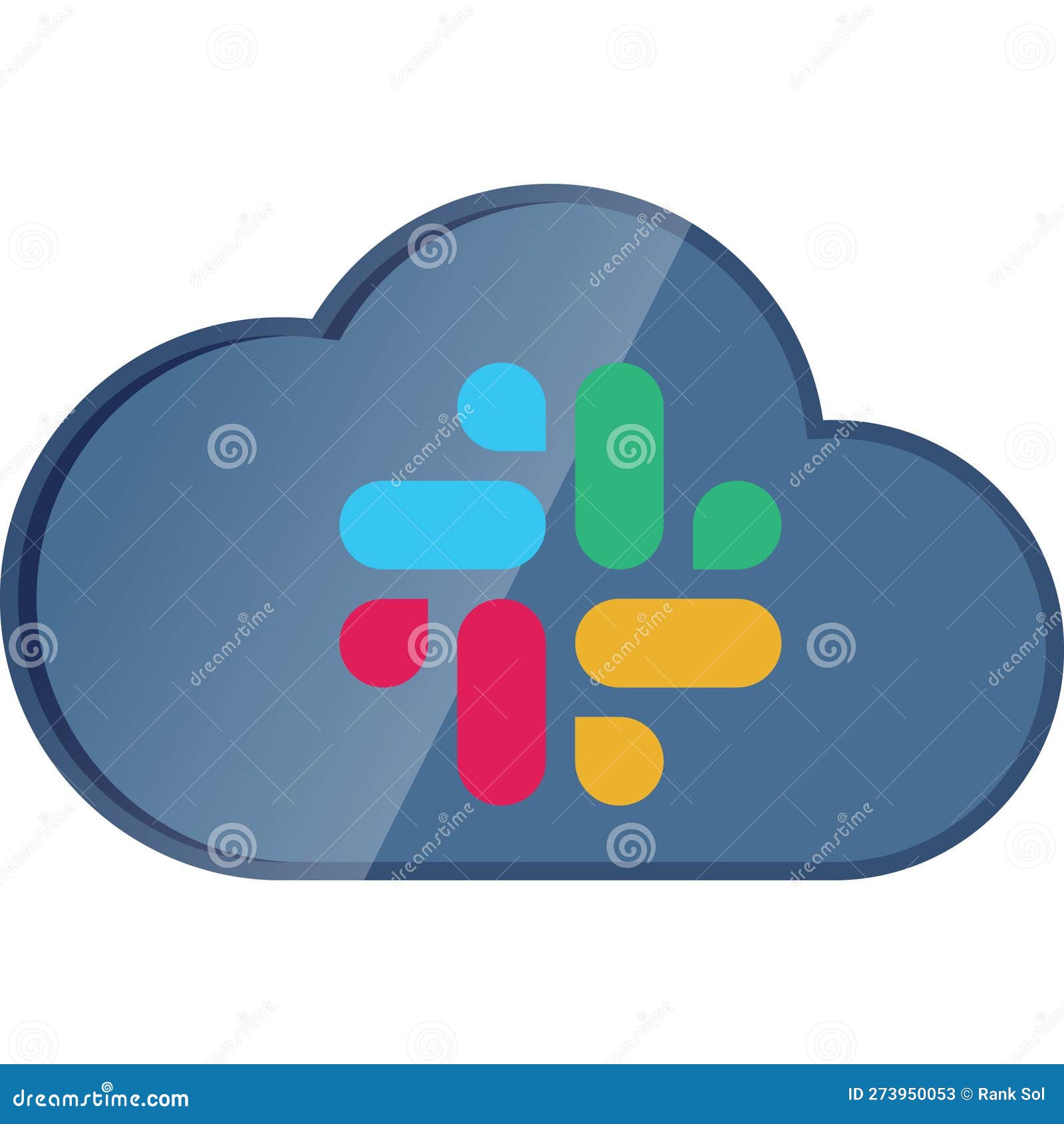 Slack Which Can Easily Edit or Modify Stock Vector - Illustration of ...
