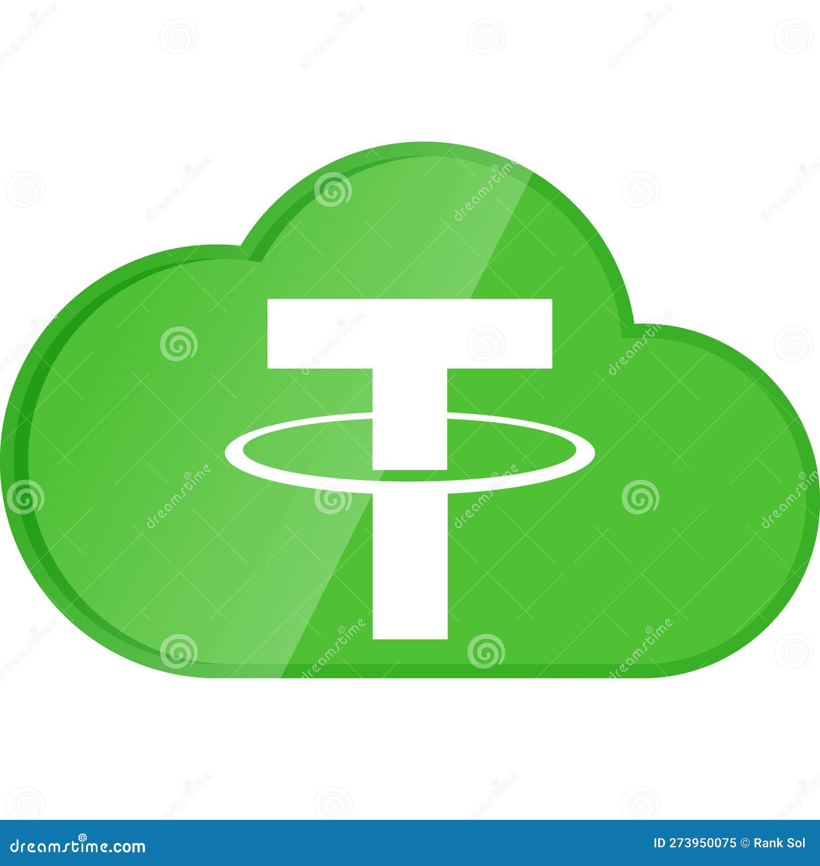 Tether Which Can Easily Edit or Modify Stock Vector - Illustration of ...