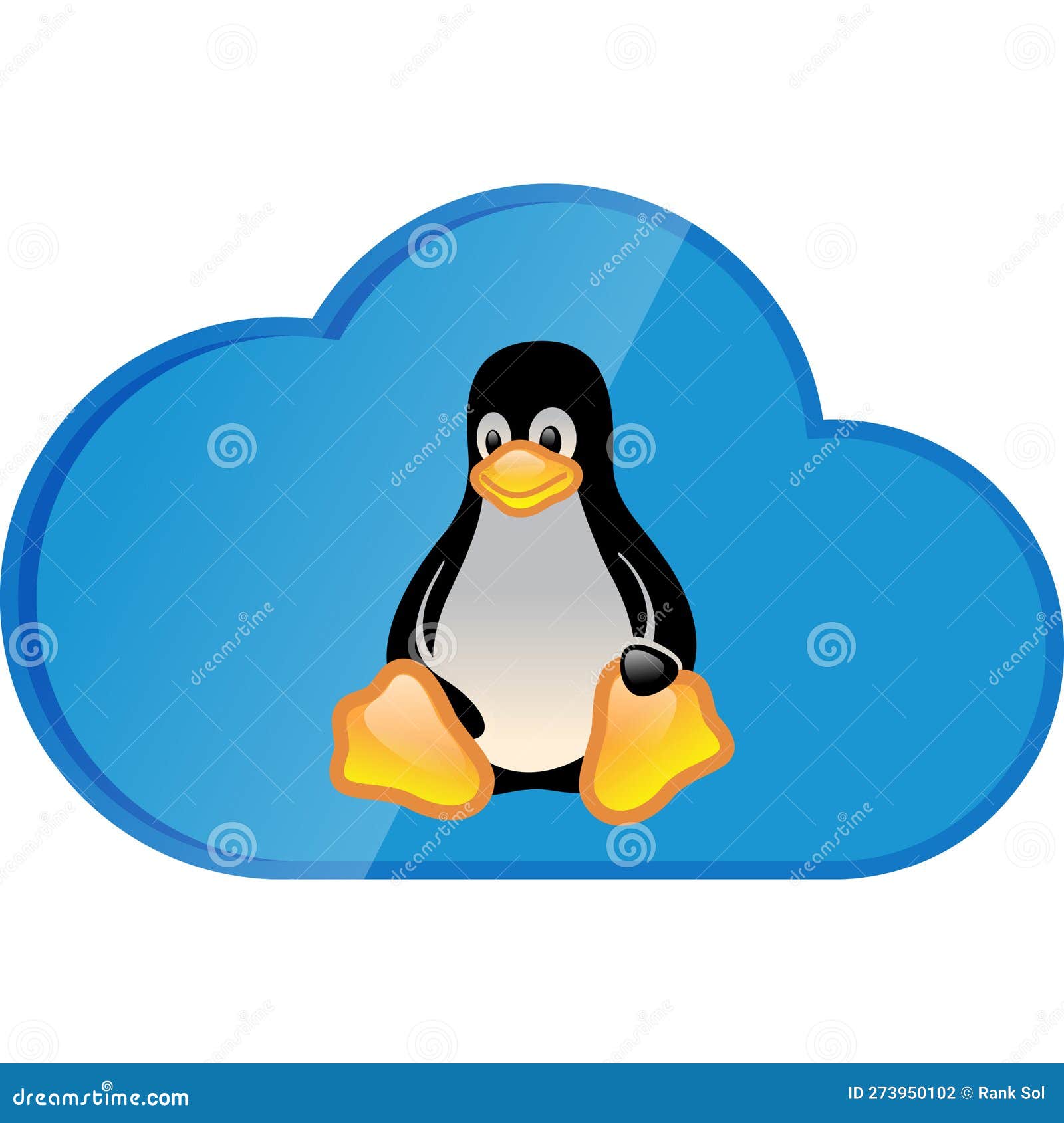 Tux Which Can Easily Edit or Modify Stock Illustration - Illustration ...
