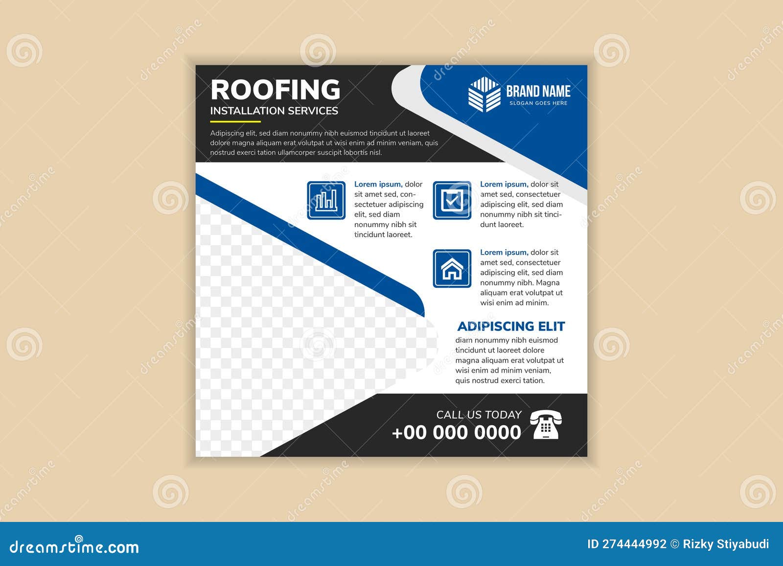 Abstract Roofing Logo Design Isolated On White Background, Vector ...