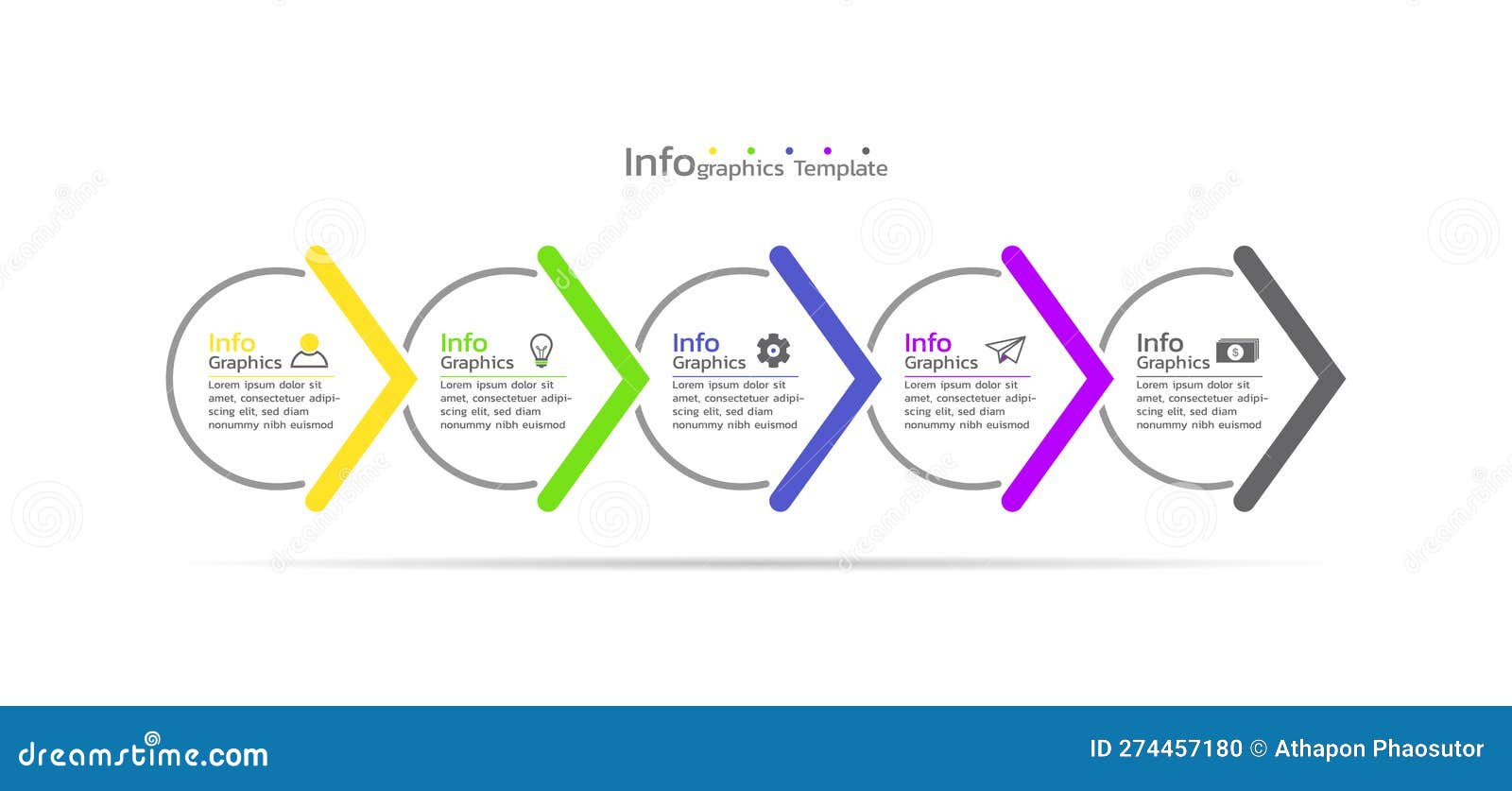 Vector Timeline Infographics Template Icons Design Stock Vector ...