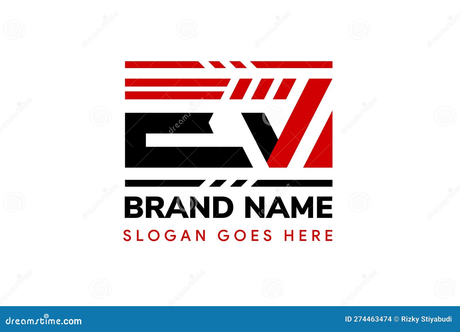Letters EVA Logo Icon with Business Vector Design Template. Stock ...