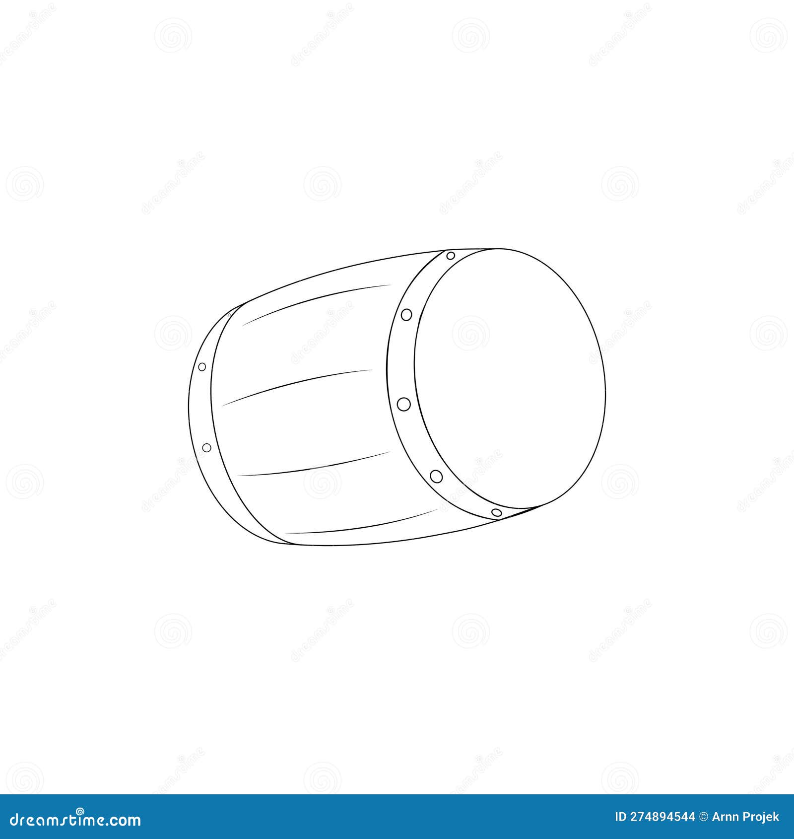 Illustration Vector Graphic of Outline Beduk with Brown Color Stock ...