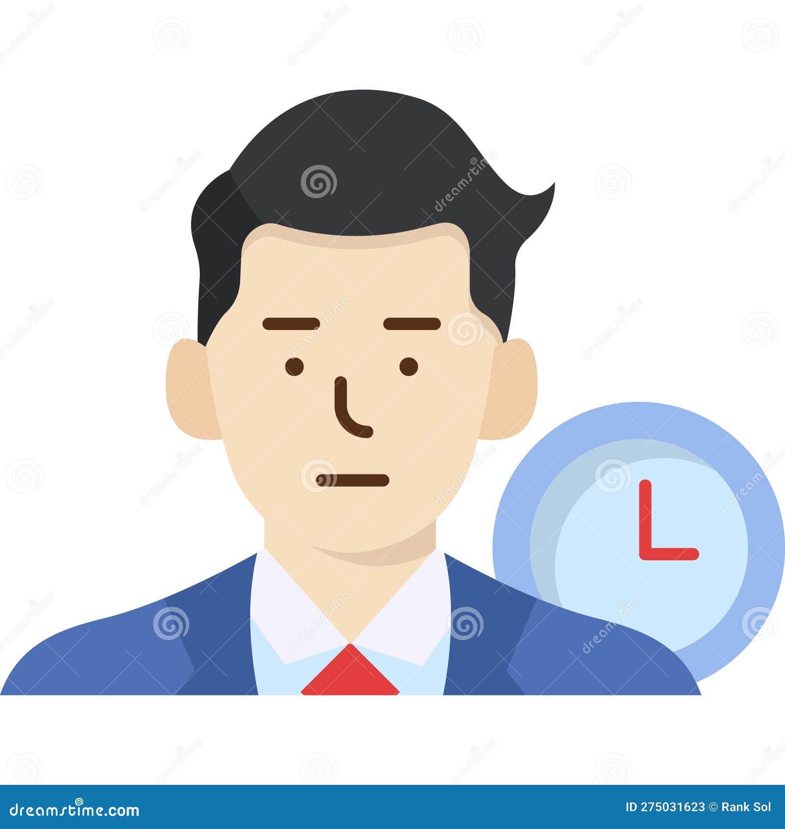 Team Deadline Which Can Easily Edit or Modify Stock Illustration ...