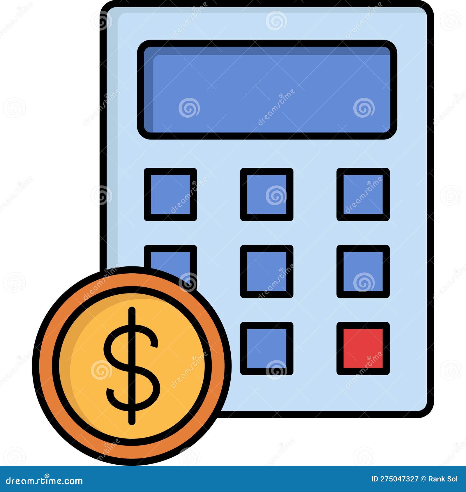 Budget Which Can Easily Edit or Modify Stock Illustration ...