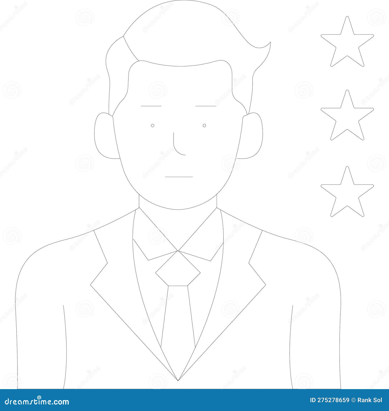 Employee Rating Which Can Easily Edit or Modify Stock Illustration ...