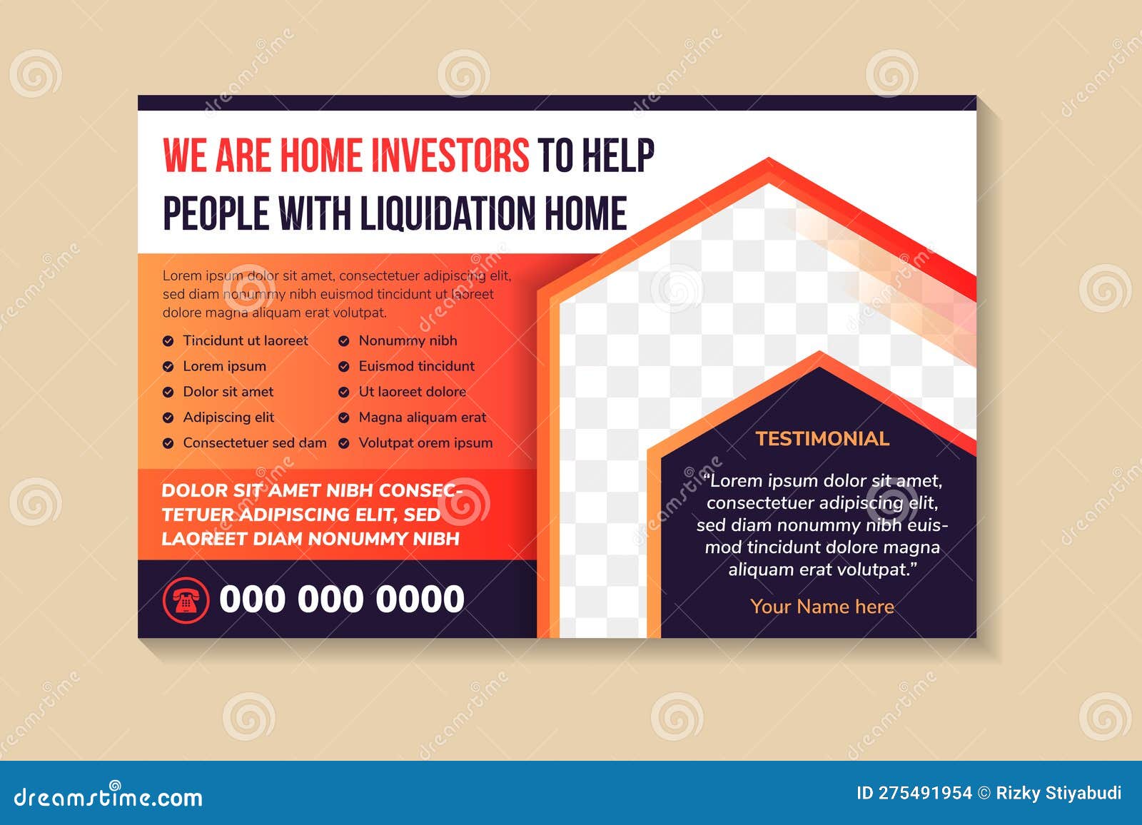 The Headline is we are Home Investors, Company Annual Report, Poster ...